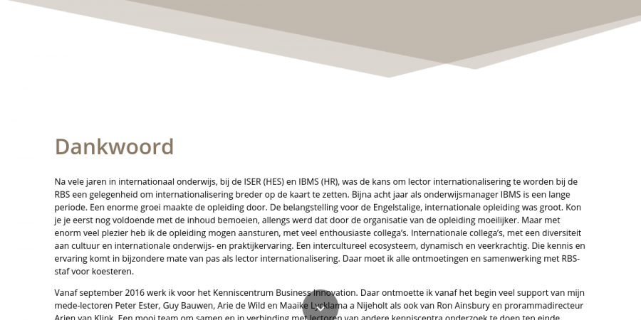 Next Internationalisation - Dankwoord